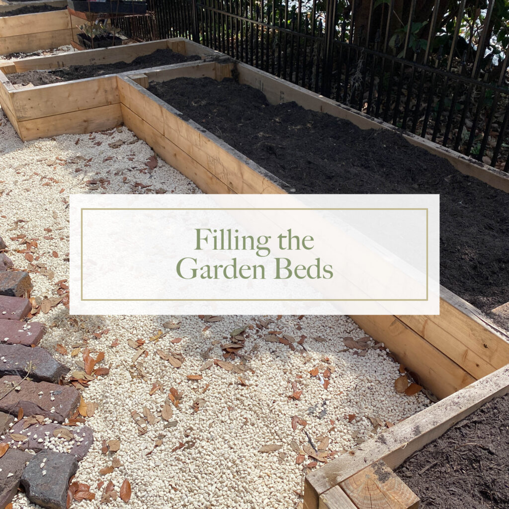Filling the Garden Beds - The Southern Azalea